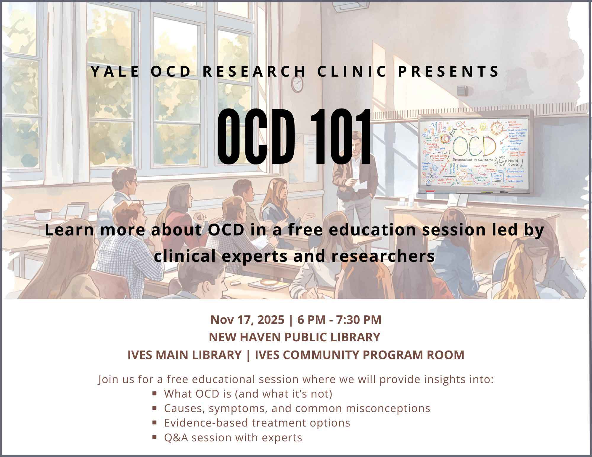 OCD 101-FREE PUBLIC OCD EDUCATIONAL EVENT – OCD Connecticut